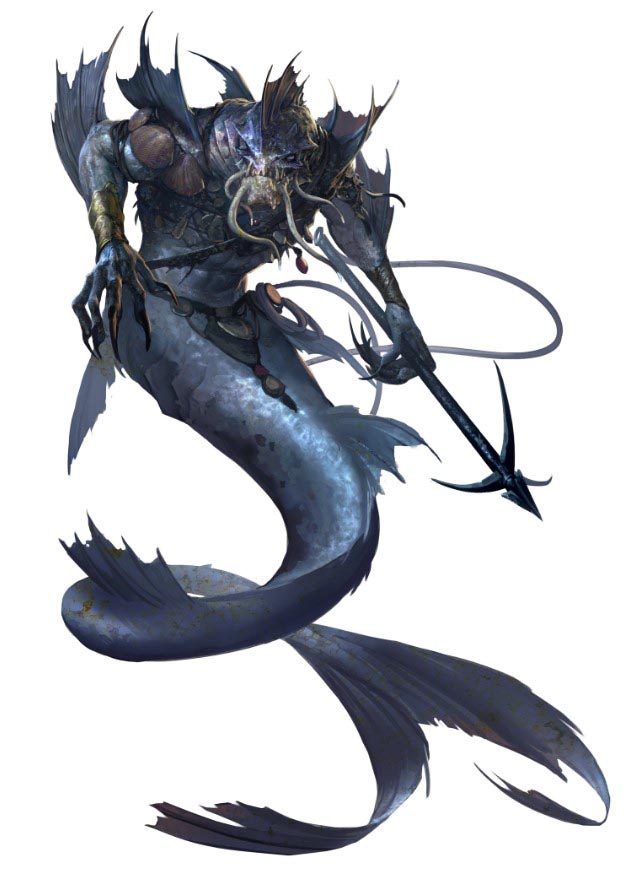 Мерроу [Merrow] / Бестиарий D&D 5 / Monster manual