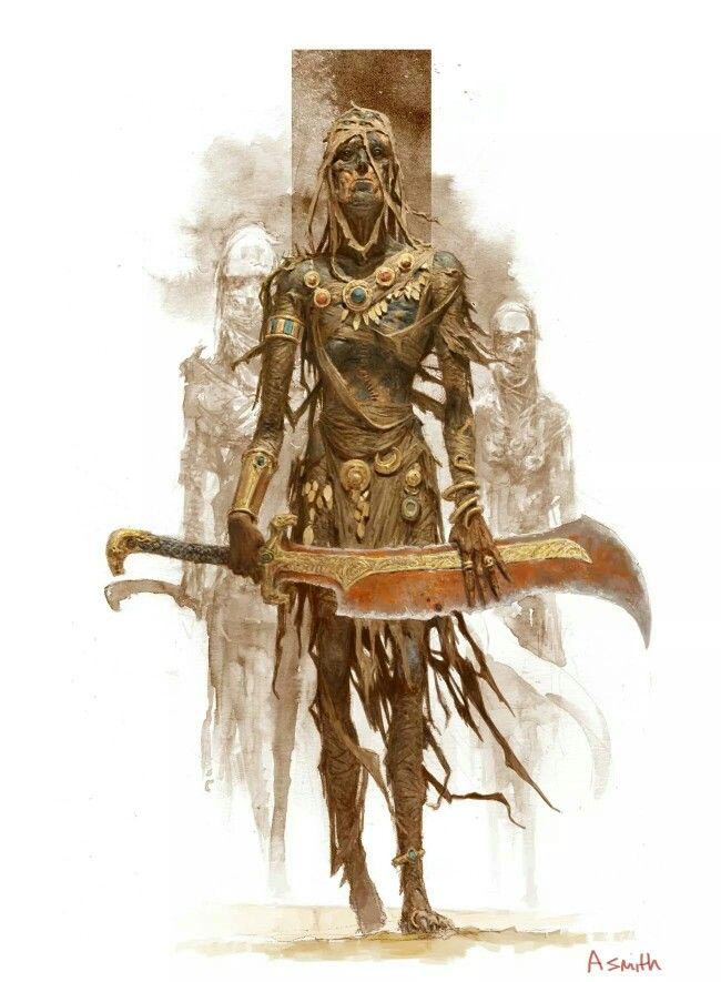 Мумия [Mummy] / Бестиарий D&D 5 / Monster manual