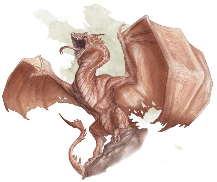 Виверна [Wyvern] / Бестиарий D&D 5 / Monster manual
