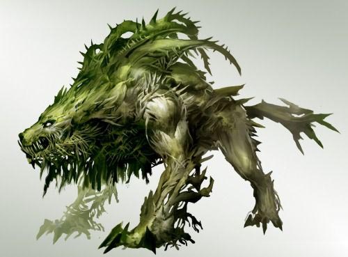Мшистый пес [Mossdog] / Бестиарий D&D 5 / Sprouting Chaos, Homebrew